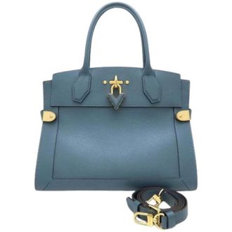 Louis Vuitton Pre-owned Vintage Denim Top-Handle Handtasche - - Pre-owned - Damen - Blau - ONE SIZE
