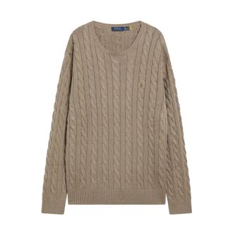 Polo Ralph Lauren Rundhals-Strickpullover - - Knitwear - Herren - Beige - 2XL