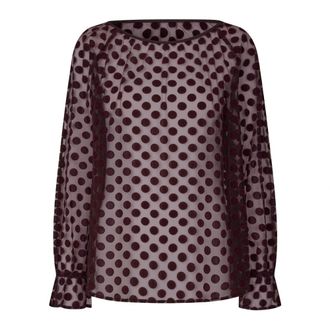 Masai Kaschmir-Strickjacke mit Kontrastkanten - - Blouses & Shirts - Damen - Lila - 2XL