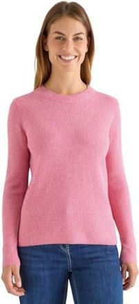 Cecil 3015559 Pull avec détails structurés, Dark Blossom Melange, XXL Femme