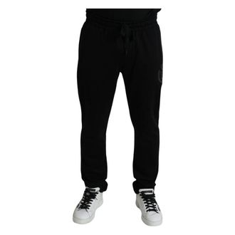 Dolce & Gabbana Homme, Pantalons, Noir, Taille: XL Pantalons de surv&ecirc;tement
