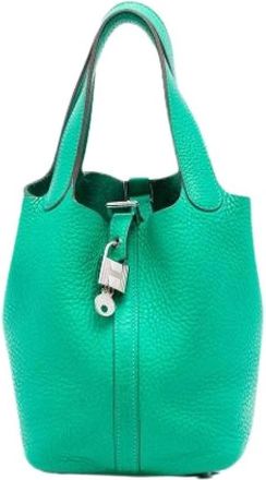 Herm&egrave;s Pre-owned Picotin Lock 18 - Femme - Pre-owned - Vert - Taille: ONE Size