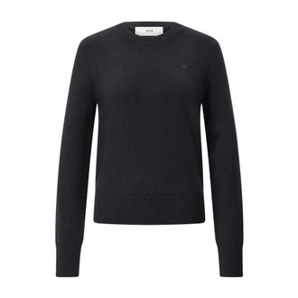 Ami Pullover aus Merinowolle - - Knitwear - Herren - Schwarzk - M