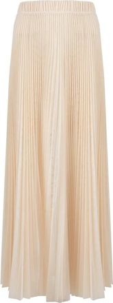 Patrizia Pepe T&uuml;ll-Faltenrock - - Skirts - Damen - Beige - S