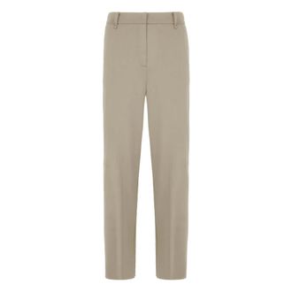 Bomboogie Femme, Pantalons, Beige, Taille: 44 FR Pantalon coupe slim en tissu stretch