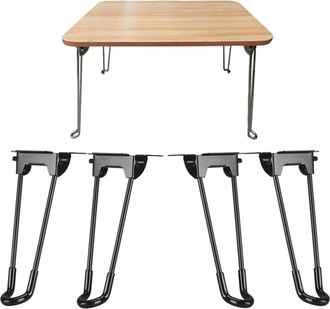 Generic Tischbeine Klappbar Ersatz Beine Tischf&uuml;&szlig;e F&uuml;r Bett Industrial Tischkufen Metall Klappbares Tischf&uuml;&szlig;e H&ouml;he: 20cm 25cm 32cm 38cm 42cm 45cm 50cm 60cm(Hi