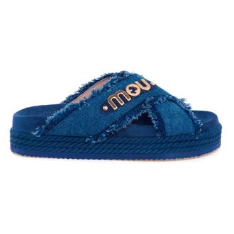 Mou Damen, Schuhe, Blau, 37 EUGr&ouml;&szlig;e
