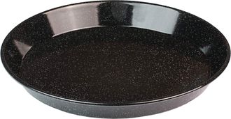 Lares Kuchen- und Pizzablech/Backblech emailliert - Temperatubeständig bis 400°C - Durchmesser: 30cm - Made in Germany