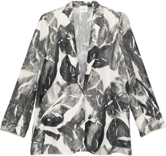 Alysi Femme, Vestes, Multicolore, Taille: 34 FR Blazer en Soie et Nylon