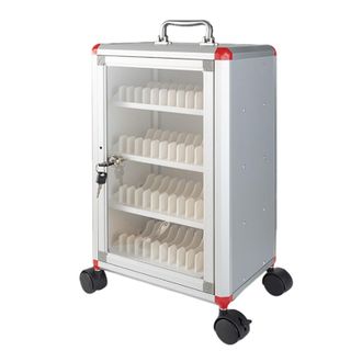 Generic Handy-Aufbewahrungsbox mit 48/60/72 F&auml;chern, Abschlie&szlig;bare Handy-Aufbewahrung, mit Lenkrollen, Sicher und Robust, Ideal f&uuml;r Schulen, Unternehmen und F