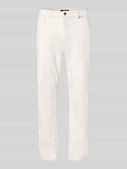 Marc O'Polo Straight Fit Jeans aus Baumwoll-Leinen-Mix