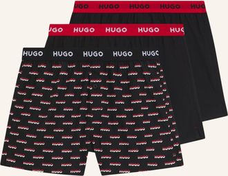 HUGO BOSS Hugo Boxershort Woven Boxer Triplet blau