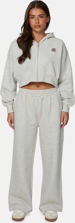 Good For Nothing Pantalon de jogging baggy &agrave; logo brod&eacute; - Gris