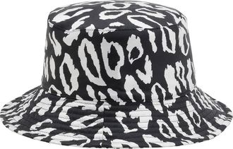 8 by YOOX DOUBLE FACE ANIMALIER BUCKET HAT