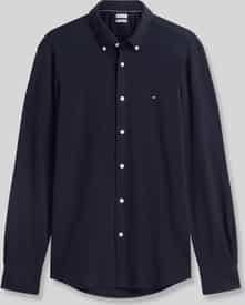 Tommy Hilfiger Slim Fit Freizeithemd mit Logo-Stickerei