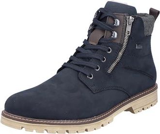 Rieker Homme F3610 Bottes à Lacets, Bleu, 44 EU