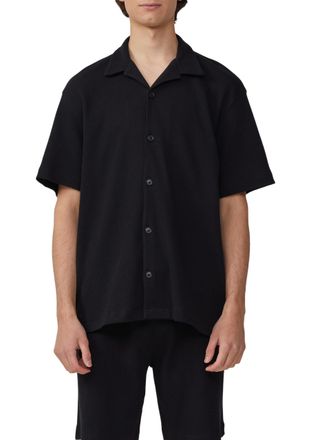 QS by s.Oliver Resort Fit: Hemd aus Waffelpiqu&eacute;