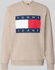 Tommy Jeans Regular Fit Sweatshirt aus reiner Baumwolle