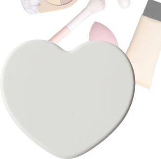 Generico Schminkspiegel f&uuml;r Reisen, kleines Taschenzubeh&ouml;r in Herzform, Schminkspiegel, f&uuml;r M&auml;dchen, Frauen, Jugendliche, Tasche, Badezimmer, Schlafzimmer, Sch