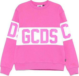 GCDS Rundhalspullover - Fuchsia