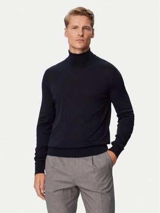HUGO BOSS Rollkragenpullover H-Musso 50565517 Dunkelblau Regular Fit