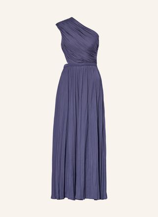 Maje Kleid Mit Cut-Out Und Plissees blau