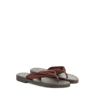 K.Jacques Sandales plates Saba en cuir