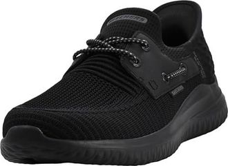 Skechers Delson 3.0 - Roth 210606 Chaussures pour Homme, Noir/Noir, 45.5 EU