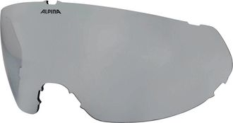 Alpina Alpina Ersatzvisier f&uuml;r Alto Q-Lite Visier-Skihelm (909 Silver, f&uuml;r 59-63 cm)