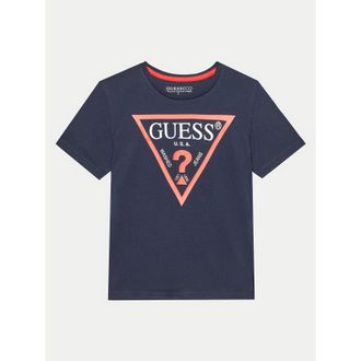 Guess T-Shirt L73I55 K8HM0 Blau Regular Fit