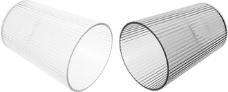 NUOBESTY VICASKY 2 St&uuml;ck Transparente Partner Zahnb&uuml;rstenbecher aus Bruchsicherem Kunststoff Multifunktionaler Badezimmer Becher mit Praktischem Stauraum f&uuml;r Z