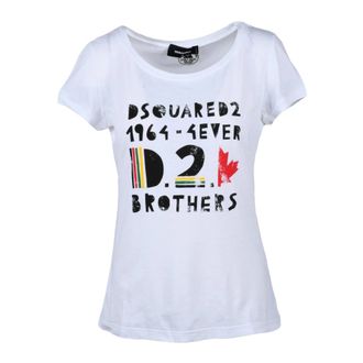 Dsquared2 T-Shirt - - Tops - Damen - Wei&szlig; - M