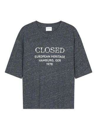 Closed t-shirt à logo imprimé - Gris