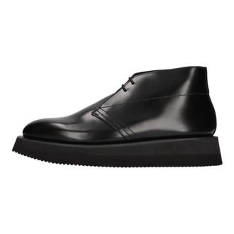 Premiata Leder-Ankle-Boot - - Shoes - Herren - Schwarzk - 40 EU