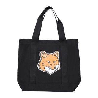 Maison Kitsun&eacute; Herren, Taschen, Schwarzk, ONE SIZEGr&ouml;&szlig;e