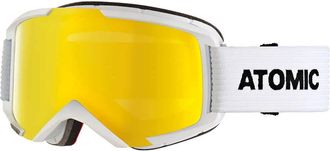 Atomic Atomic Unisex All Mountain-Skibrille Savor M Stereo OTG, f&uuml;r Brillentr&auml;ger, f&uuml;r m&auml;&szlig;ige Lichtverh&auml;ltnisse, Medium Fit, Live Fit-Rahmen, wei&szlig;/gelb, AN51
