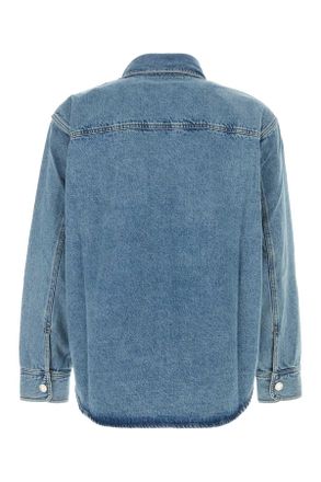 Ami Cotton Denim Overshirt - Blue