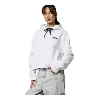 Kaporal Femme, Sweatshirts et sweats &agrave; capuche, Blanc, Taille: 44 FR Sweat &agrave; capuche