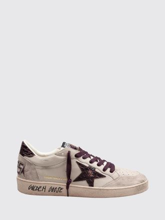 Golden Goose Baskets Ball Star en cuir de veau avec effet us&eacute;