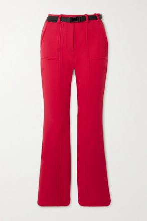 Erin Snow Zola Bootcut-skihose Mit G&uuml;rtel - Rot