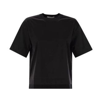 Max Mara Femme, Tops, Noir, Taille: 36 FR T-shirt en jersey de coton