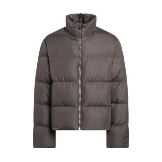 Rick Owens Homme, Vestes, Gris, Taille: L Cyclopic Nylon Down Jacket