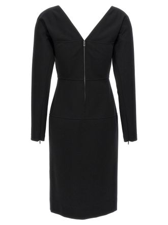 Fendi Techno Jersey Dress - Black