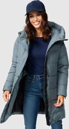 Marikoo Winterjacke MARIKOO Karumikoo XVI, Damen, Gr. XL, blau (stormy blau), Obermaterial: 100% Polyester; Futter: 100% Polyester; Wattierung: 100% Polyester