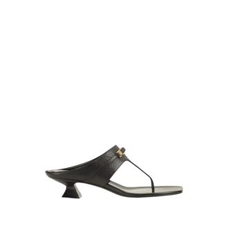 Sergio Rossi Leder Riemchensandalen - - Shoes - Damen - Schwarzk - 37 1/2 EU