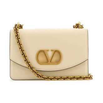 Valentino Garavani VLogo Signature Schultertasche - - Bags - Damen - Beige - ONE SIZE