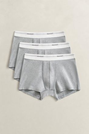GANT Herren 3er-Pack Boxershorts (XXXL) LIGHT Grau MELANGE
