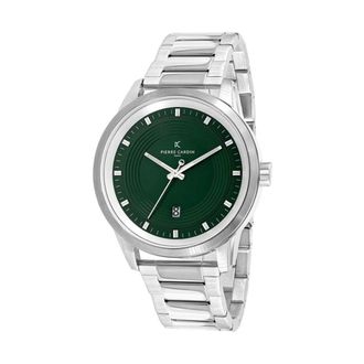 Pierre Cardin Homme, Accessoires, Gris, Taille: ONE Size Montre habill&eacute;e en acier inoxydable