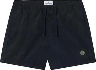 Stone Island Homme, Maillots de bain, Bleu, Taille: XL Nylon Metal Swim Shorts