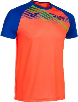 Joma Herren Elite X T-Shirt, Coral Fluoro/Royal, L